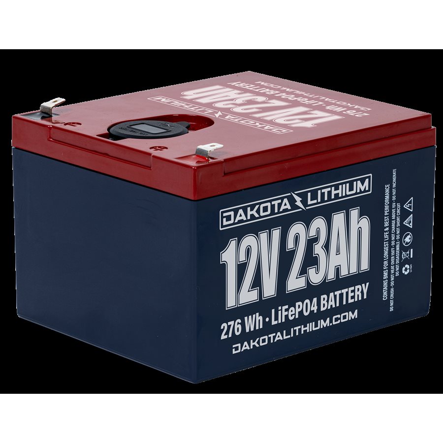 Dakota Lithium 12v 23aH Deep Cycle Battery