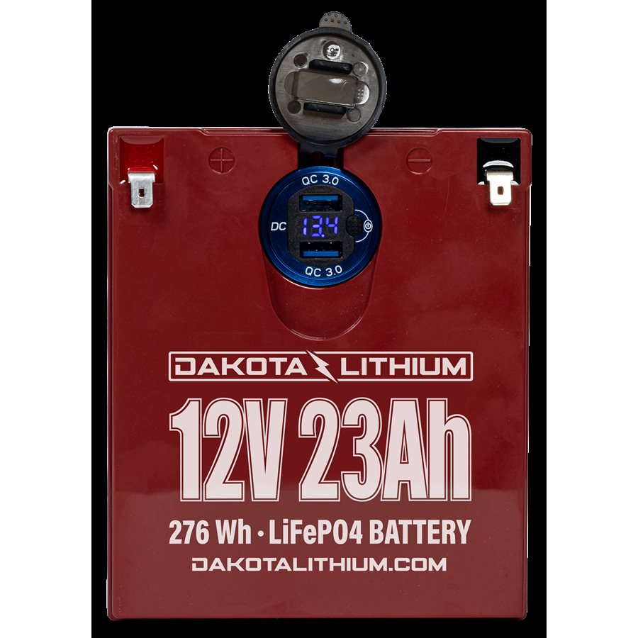 Dakota Lithium 12v 23aH Deep Cycle Battery