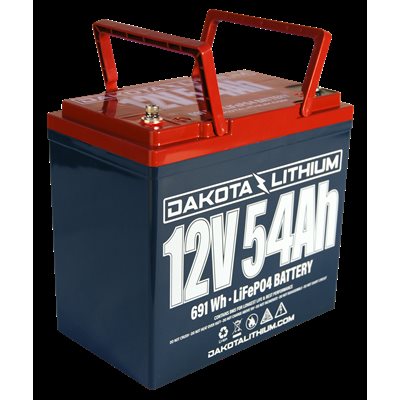 Dakota Lithium 12v 54aH Deep Cycle Battery