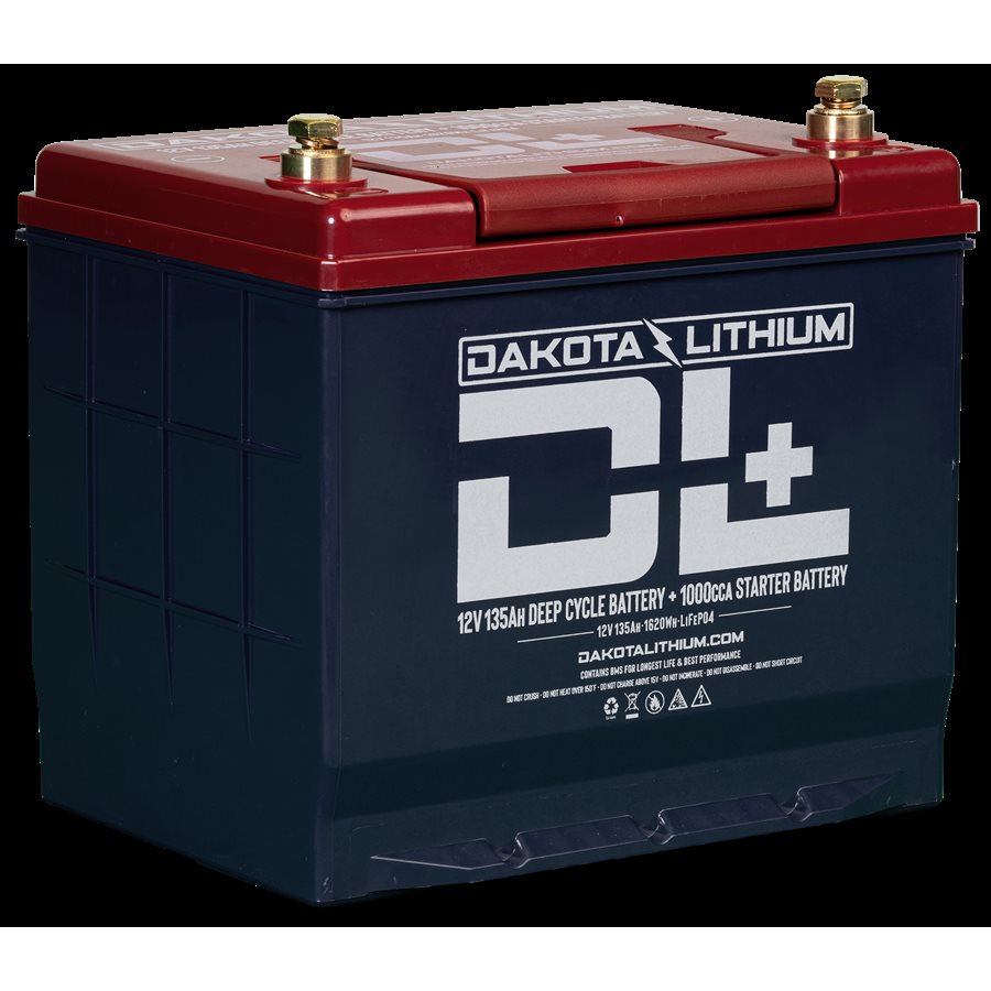 Dakota Lithium 12v 135Ah 1000cca Starting Battery