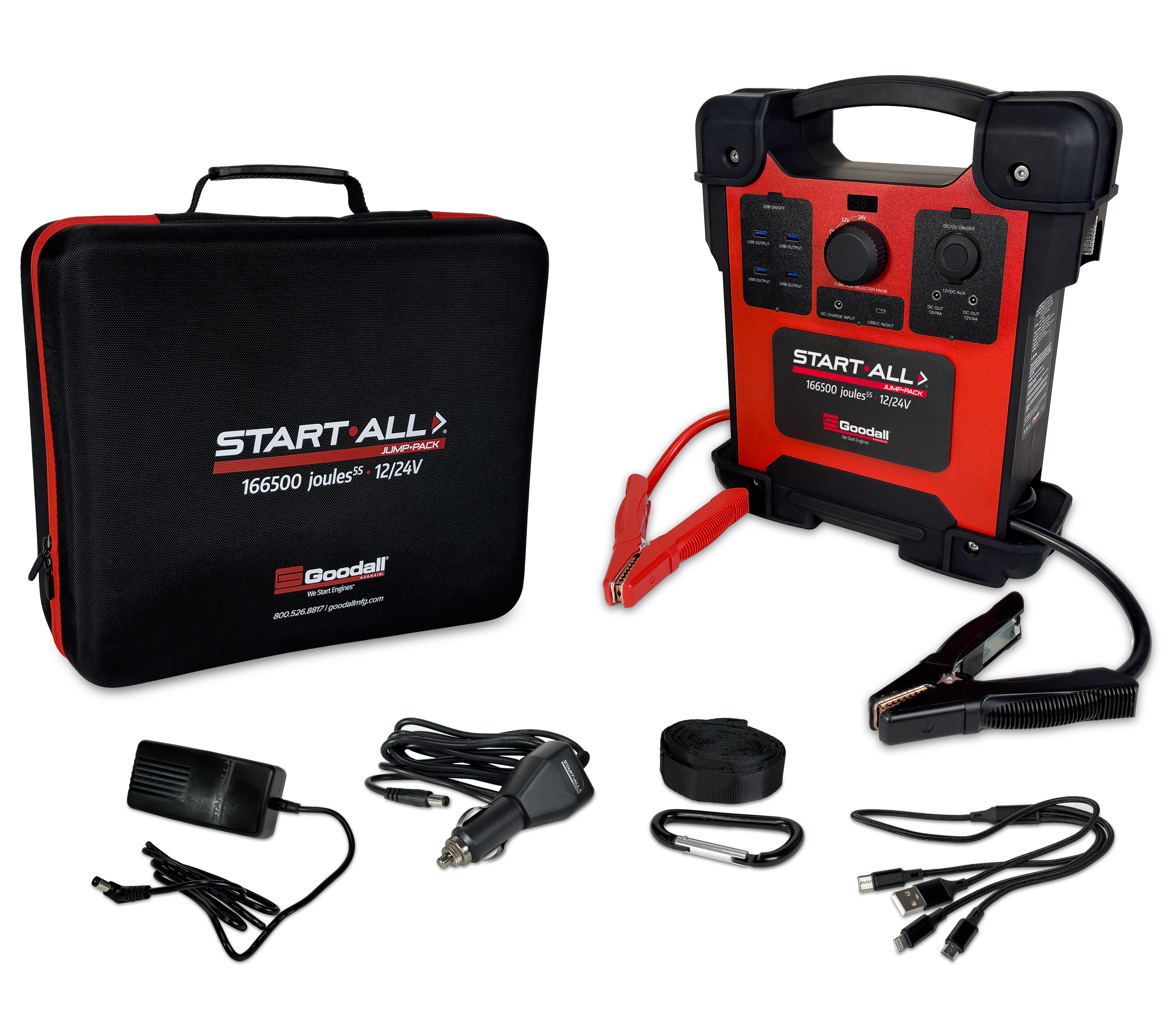 Start-All Goodall 12 / 24v 10000amps Lithium Jump Starter